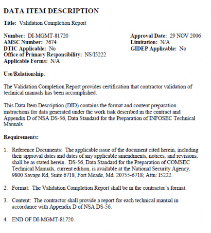 Validation Completion Report | SE Goldmine